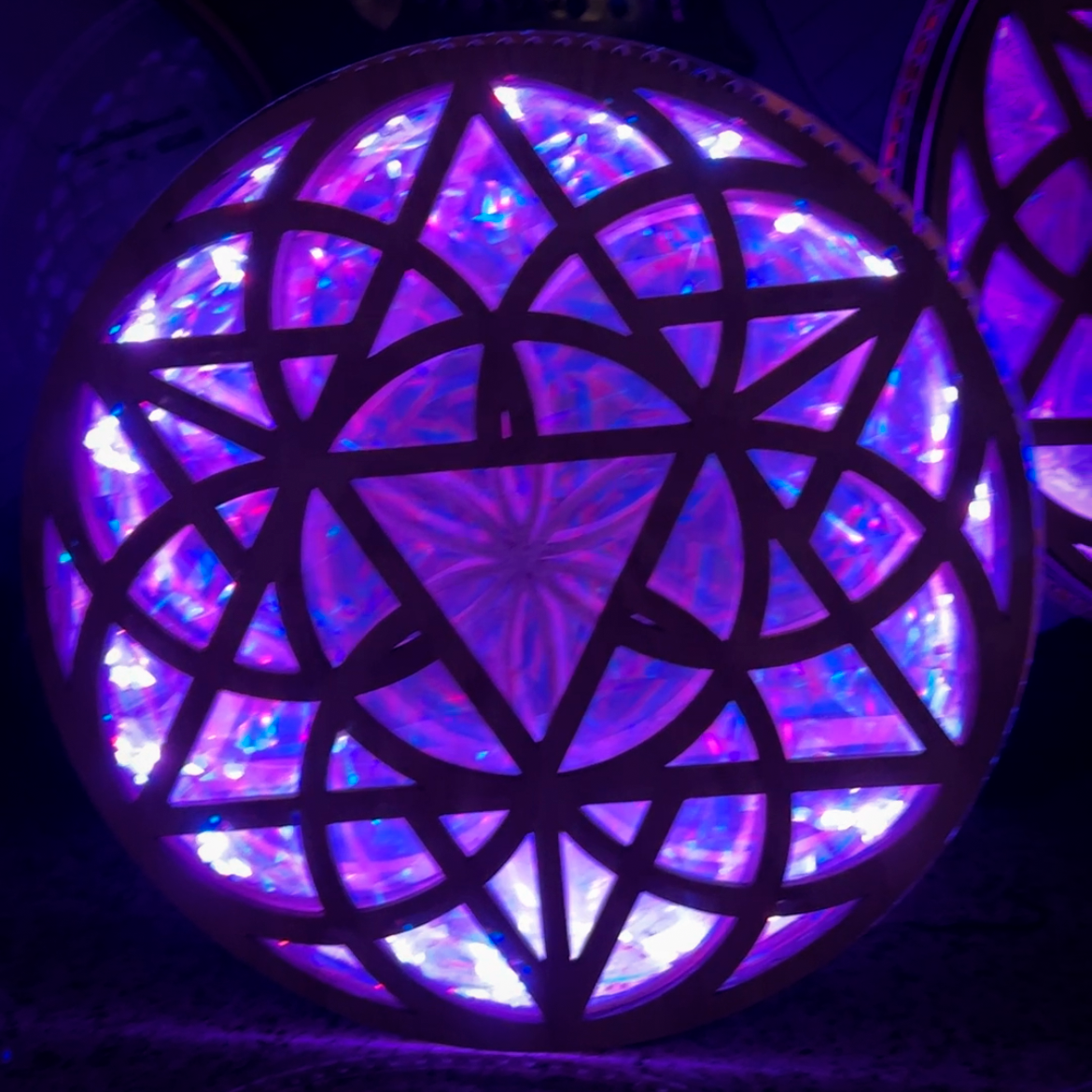 PRE-ORDER Rainbow Holographic Infinity Light / Radiant Crystal Grid ...
